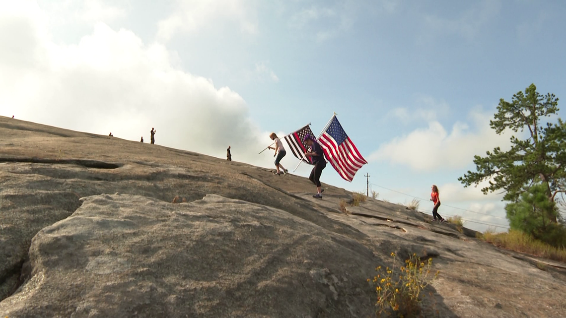 Georgia first responders climb Stone Mountain for 9/11 | 11alive.com