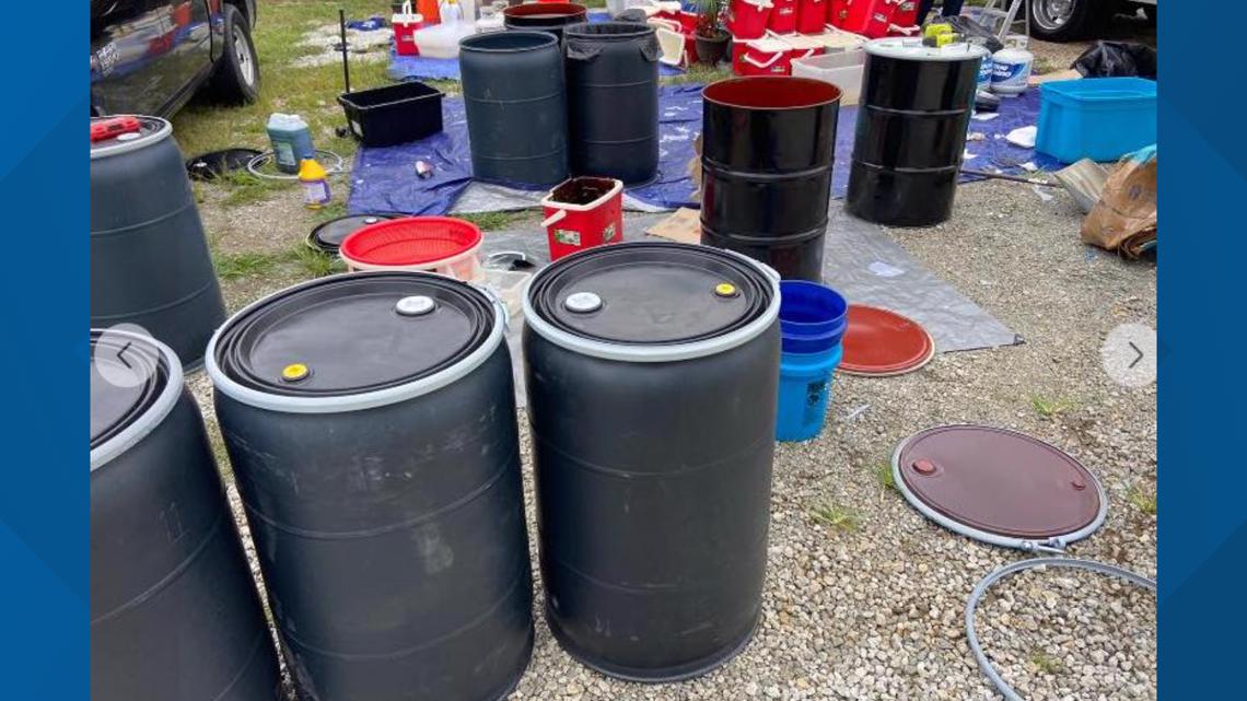 Photos: 2 arrested in 'large' Franklin County meth lab bust | 11alive.com