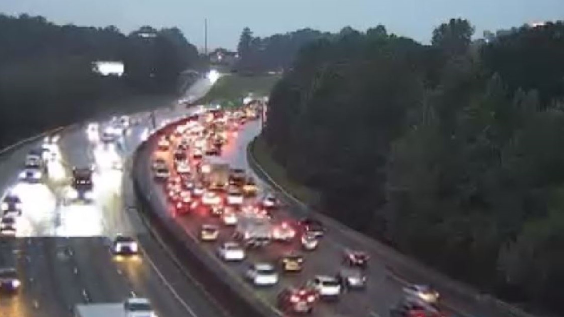 Atlanta traffic I 85 I 75 I 285 I 20 conditions after rain Friday ...