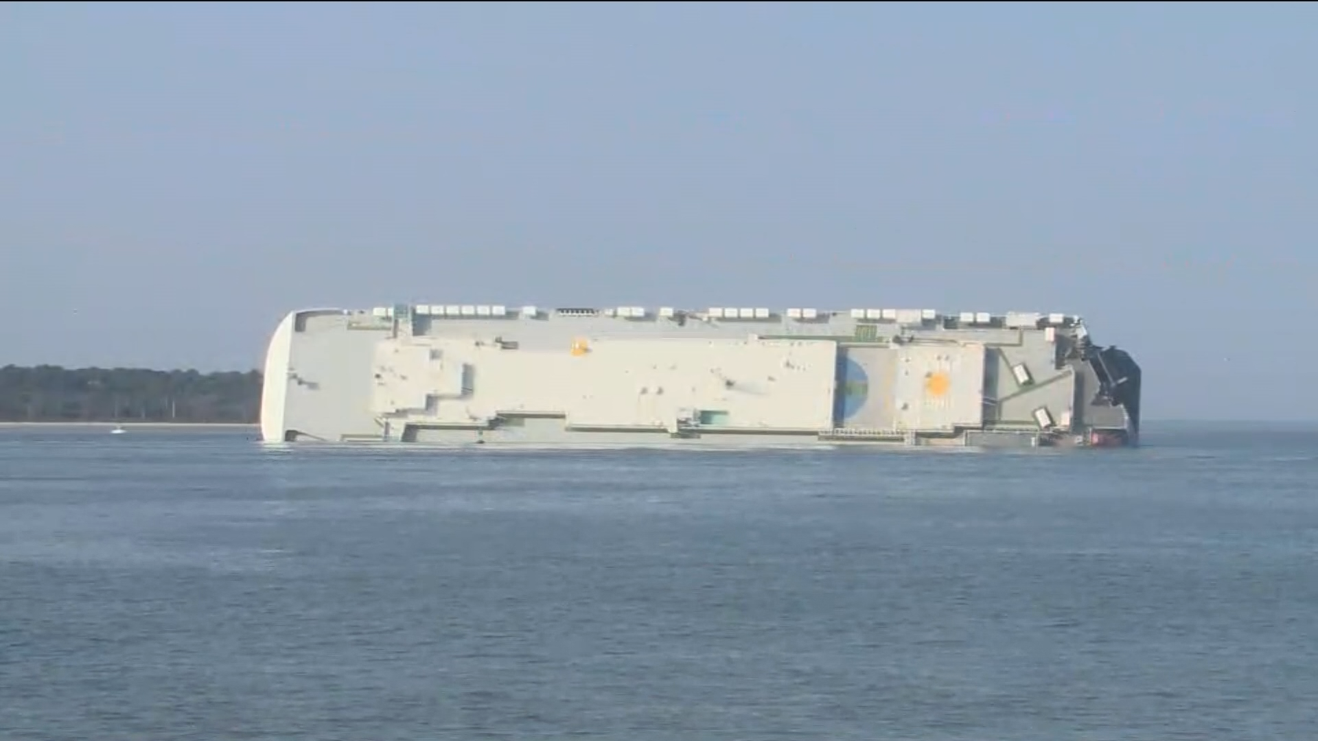 Brunswick capsized ship Coast Guard rescue | 11alive.com