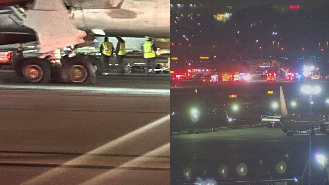Passengers recount terrifying landing after tires blow during landing ...