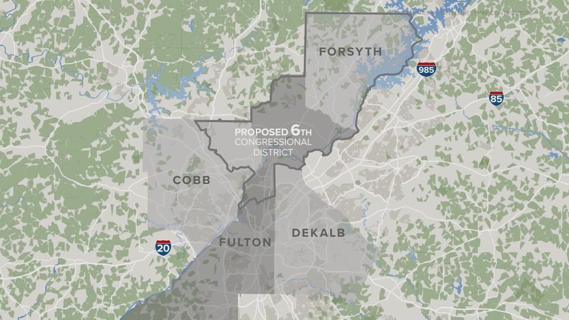 Redrawn congressional districts could add GOP seat in Georgia | 11alive.com