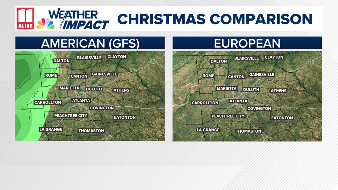 Christmas Week Weather Outlook | 11alive.com