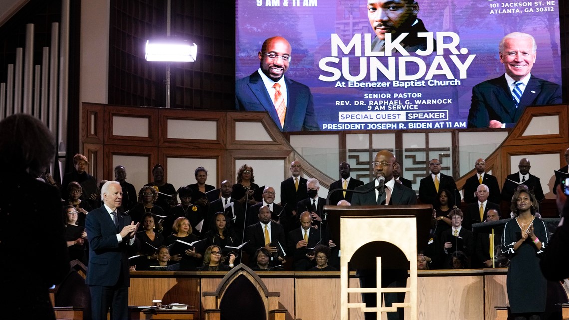 President Joe Biden MLK sermon at Ebenezer Baptist in Atlanta | 11alive.com