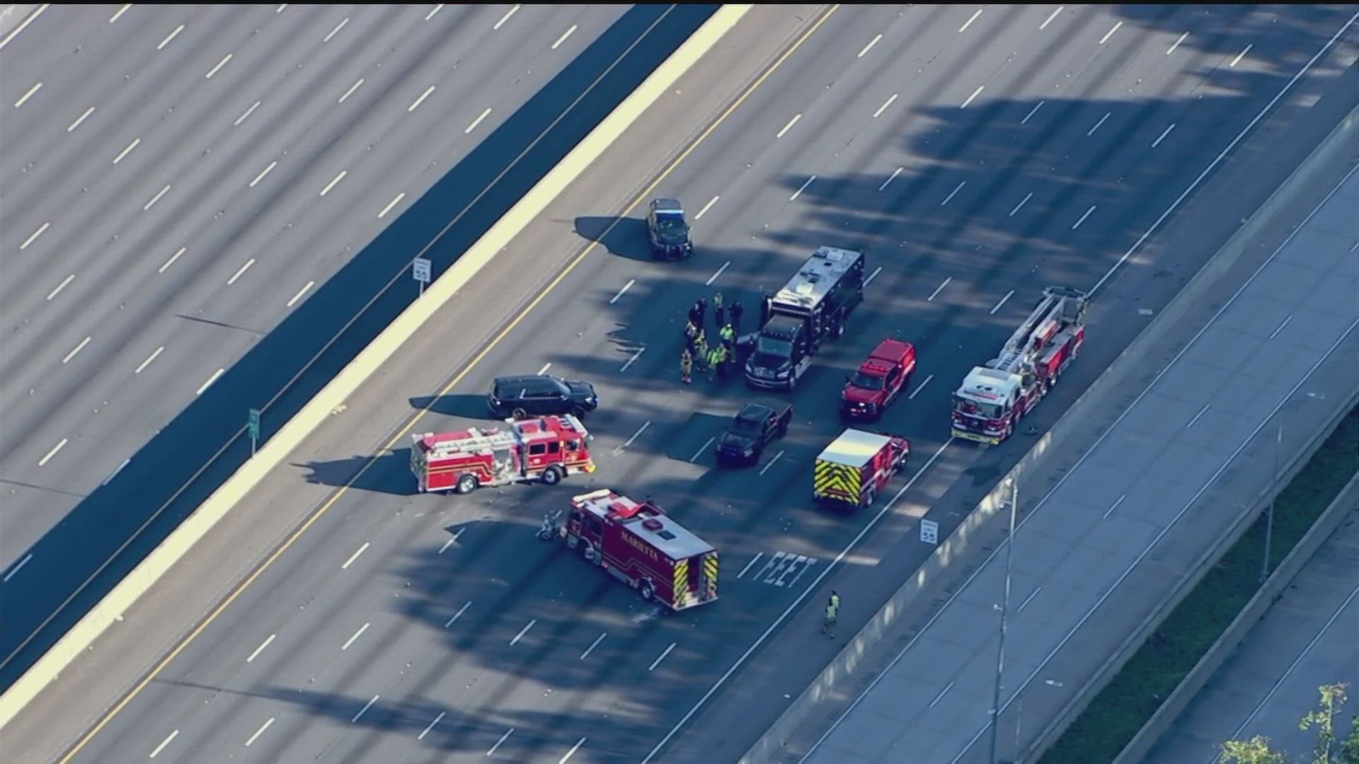 11Alive reporter explains why all lanes are shut down on I-75 due to ...