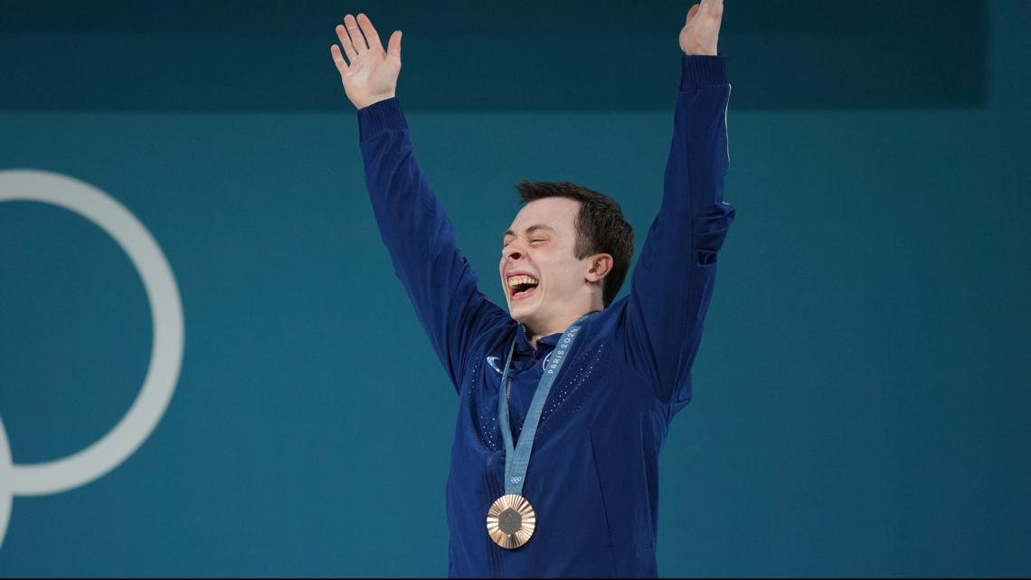 Hampton Morris Olympics interview after winning bronze | 11alive.com