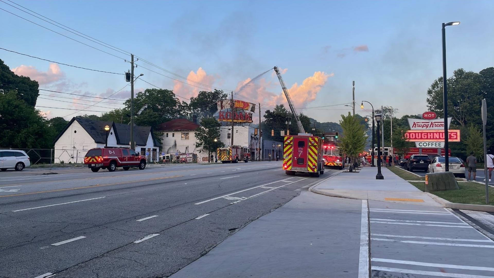 Massive fire at historic building on Ponce | 11alive.com