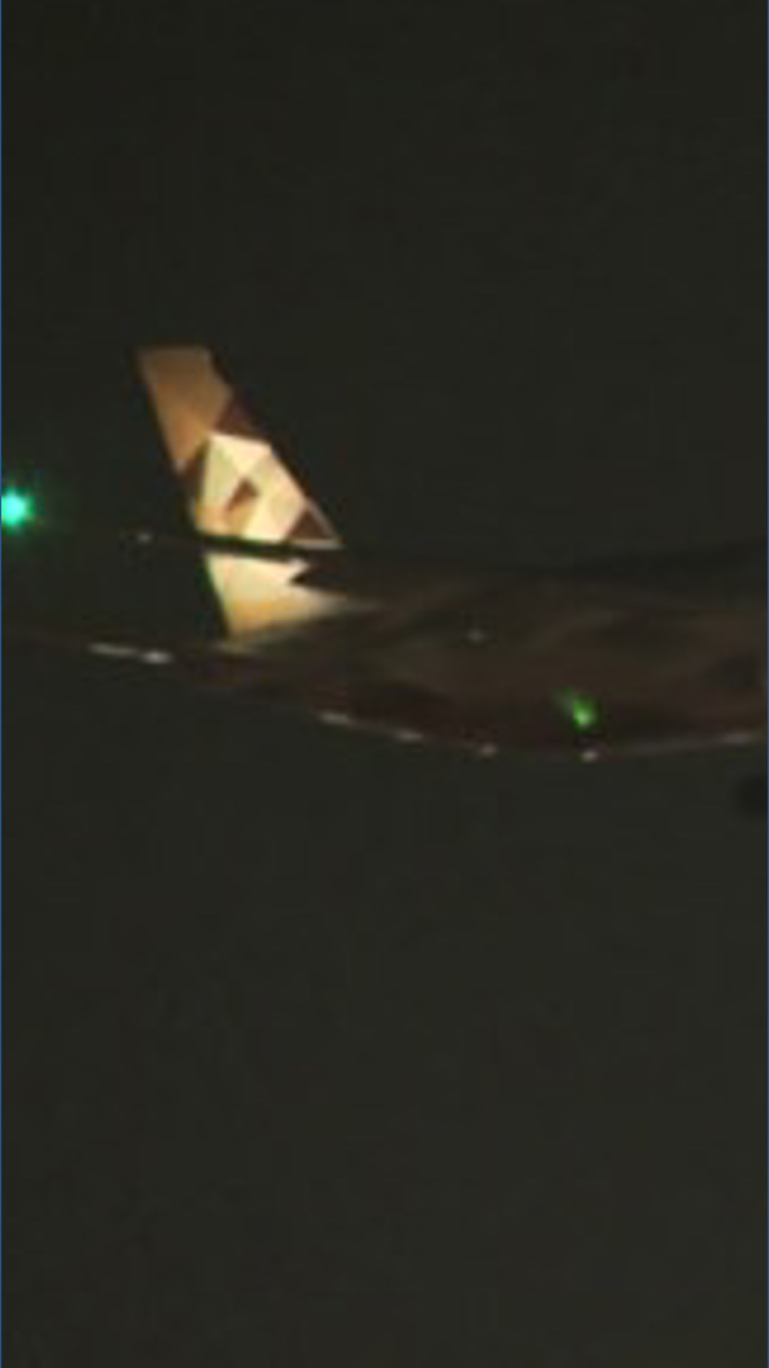 Passengers react after being one of the last flights out of Middle East ...