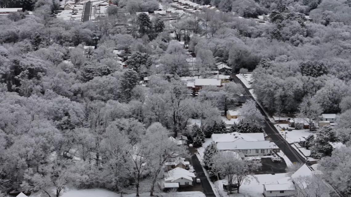 Where did it snow in Georgia on Sunday? Pictures, videos of winter ...