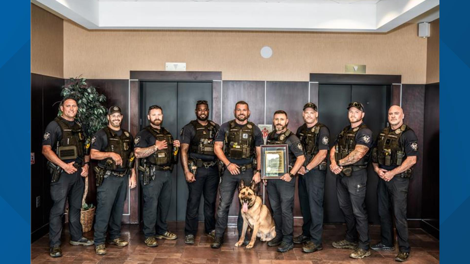 Cobb County Police K-9 Argo retirement | 11alive.com