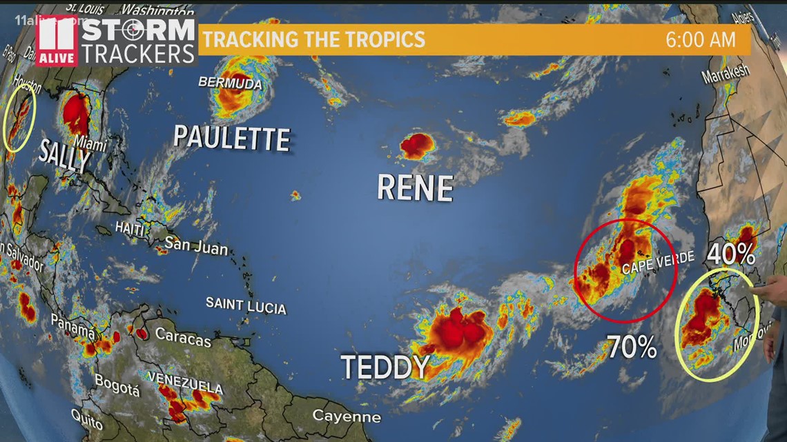 Tracking the tropics | 4 named storms in the tropics | 11alive.com
