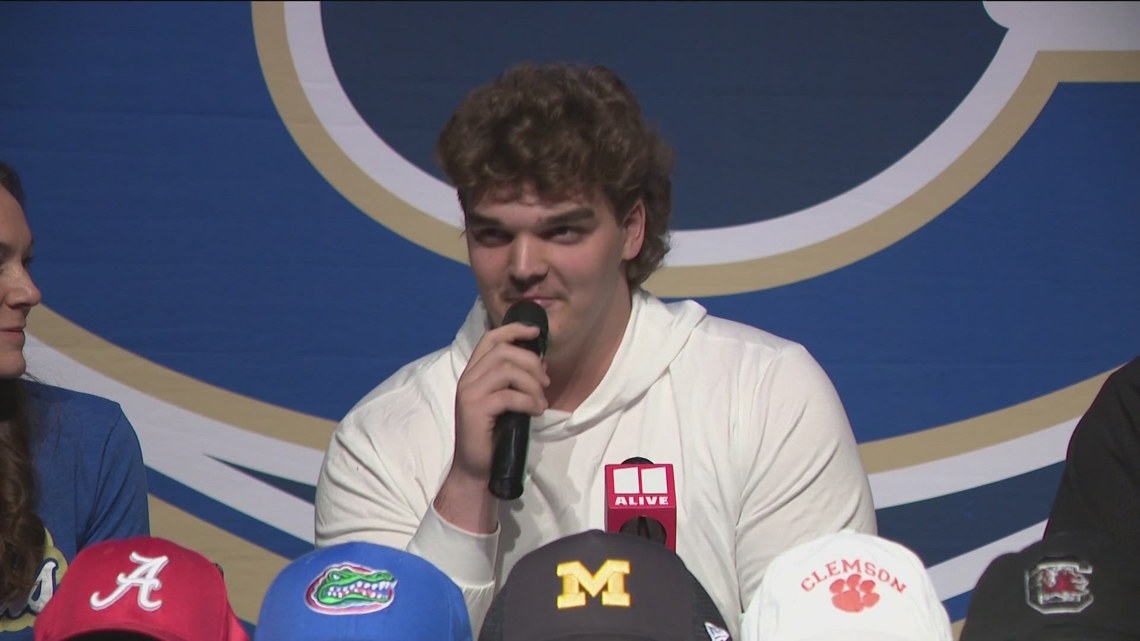 Georgia high school football player Bear McWhorter commitment | 11alive.com