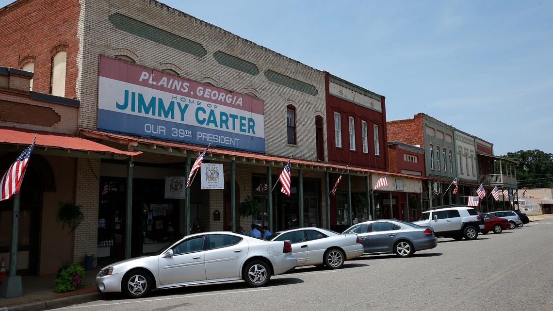 Jimmy Carter's connection to Plains, a small south Georgia town he fell ...