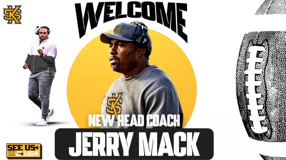 Kennesaw State names Jerry Mack as new head football coach | 11alive.com