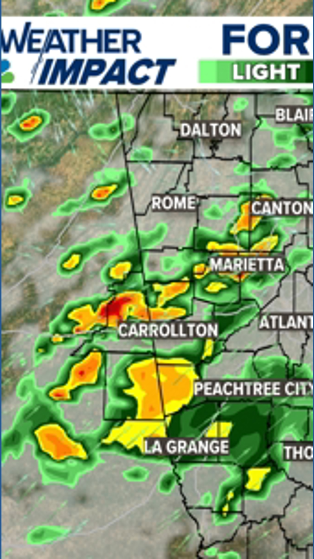 Heavy rain, storms expected in metro Atlanta, Georgia on Sept. 25 ...