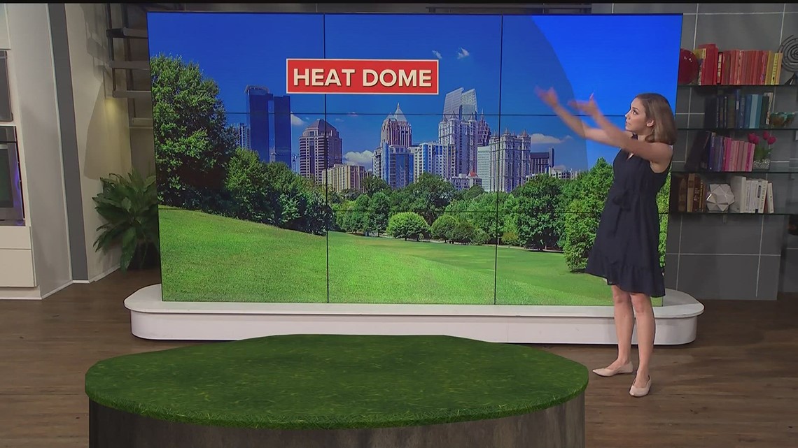 Canadian wildfire smoke impacting Atlanta | Heat dome explanation ...