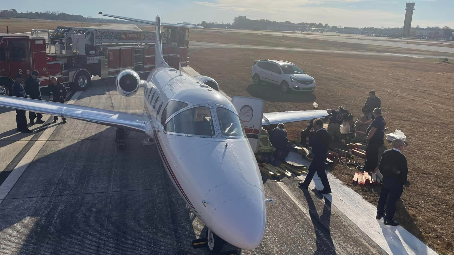 Plane damaged after accident at PDK airport | 11alive.com
