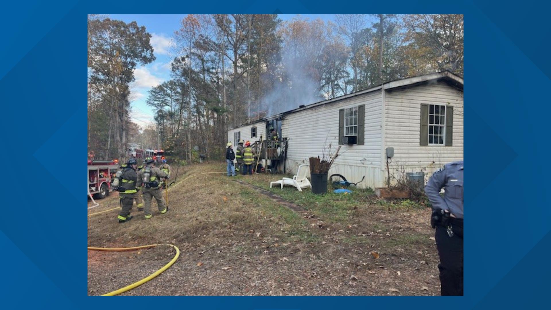 Fire crews battle wind and cold during Yellow Creek house fire ...