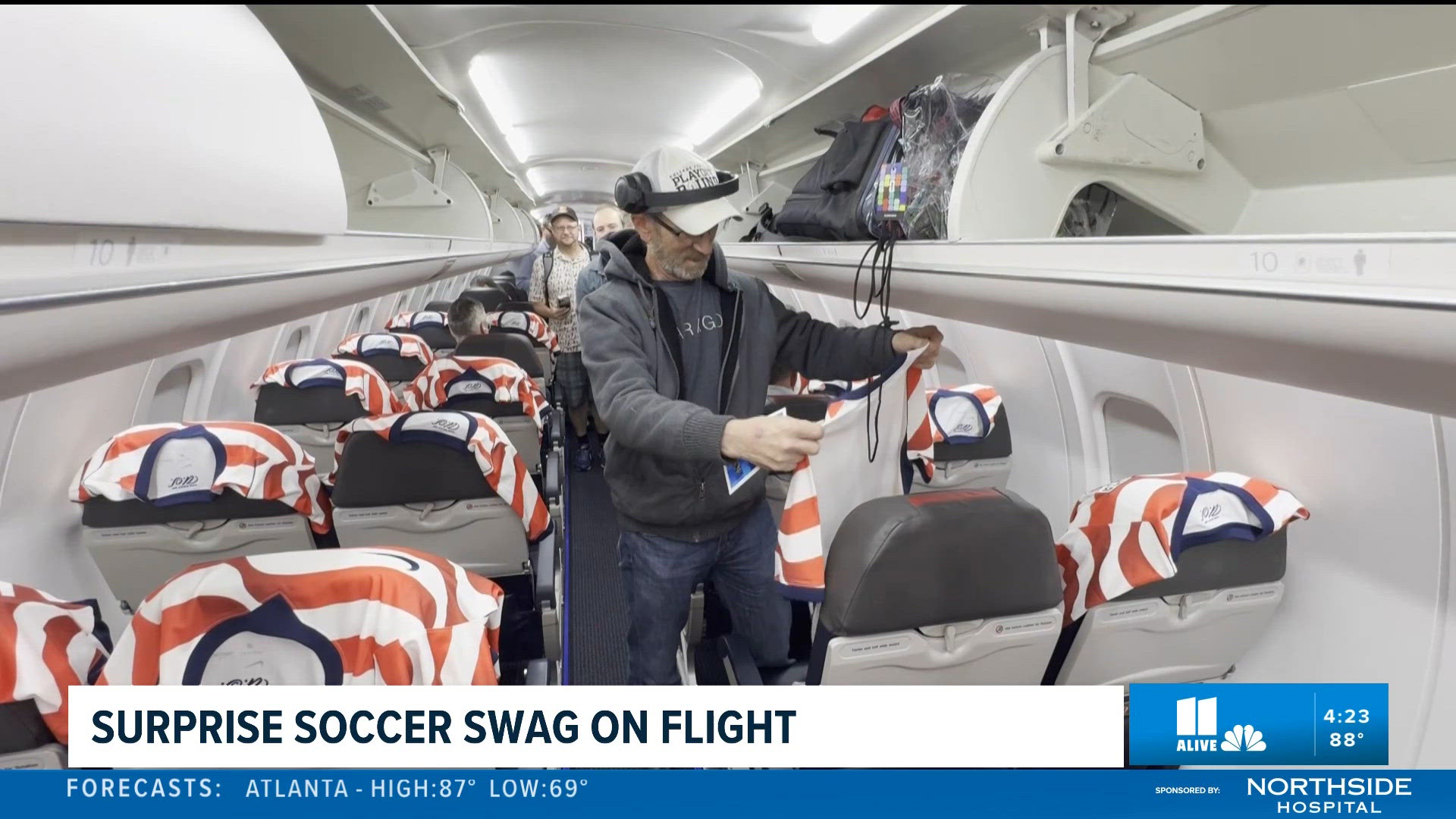 World Cup fever on American Airlines flight from L.A. to Seattle ...