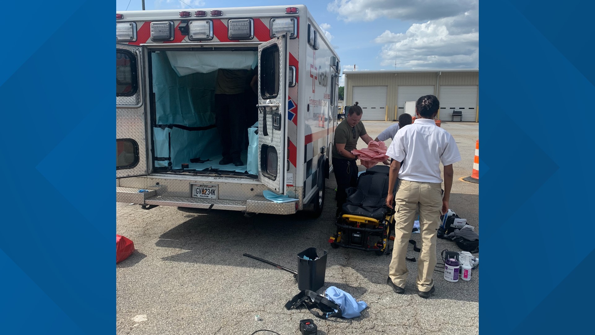 Grady EMS Biosafety Transport Team | Behind the scenes | 11alive.com