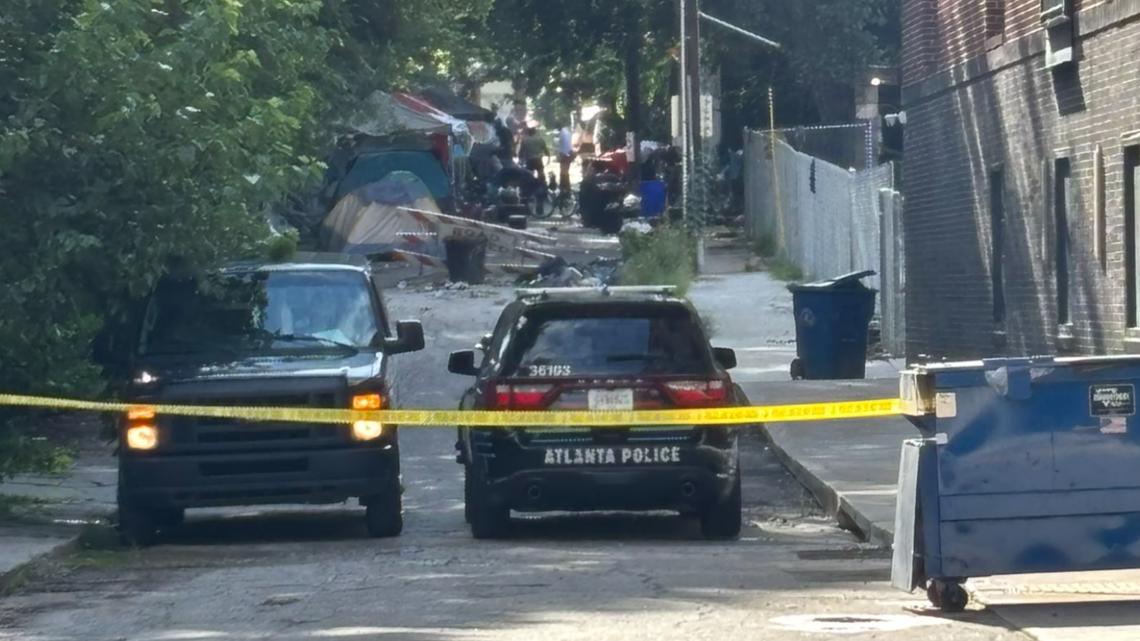Old Wheat Street homeless encampment being cleared in Atlanta | 11alive.com