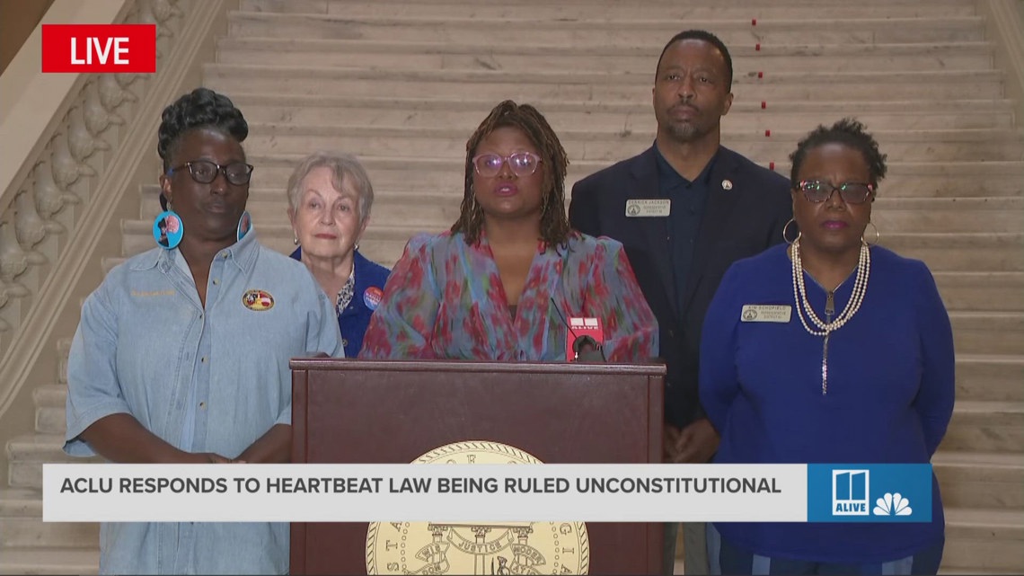 Georgia heartbeat law ruling: ACLU responds after judge deems it ...