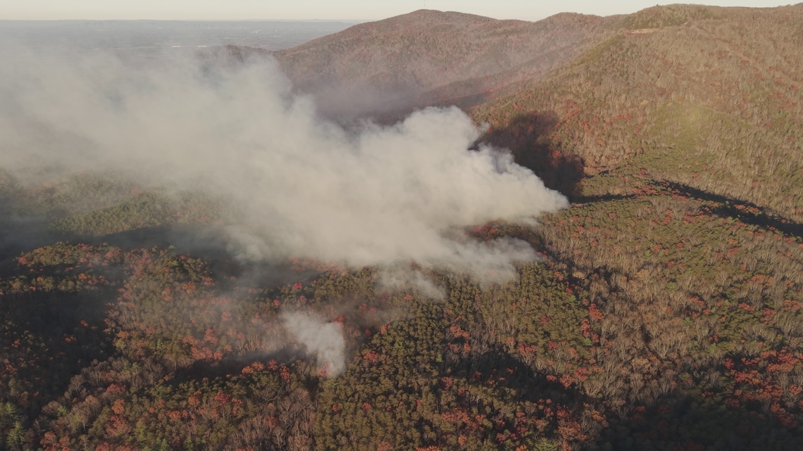 Wildfire 'contained' in Murray County amid high fire danger | 11alive.com