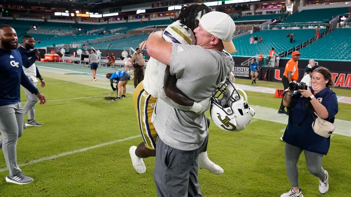 Georgia Tech, Miami college football score | 11alive.com