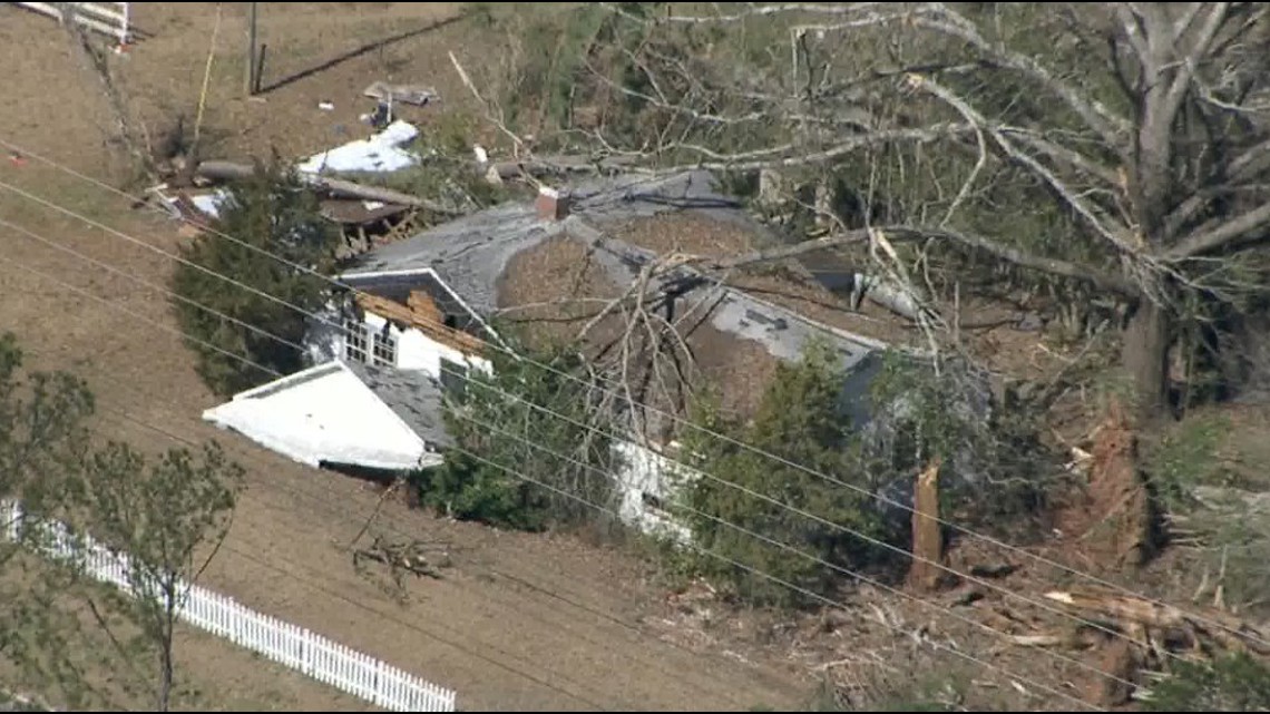 Butts County storm damage | Aerial views | 11alive.com