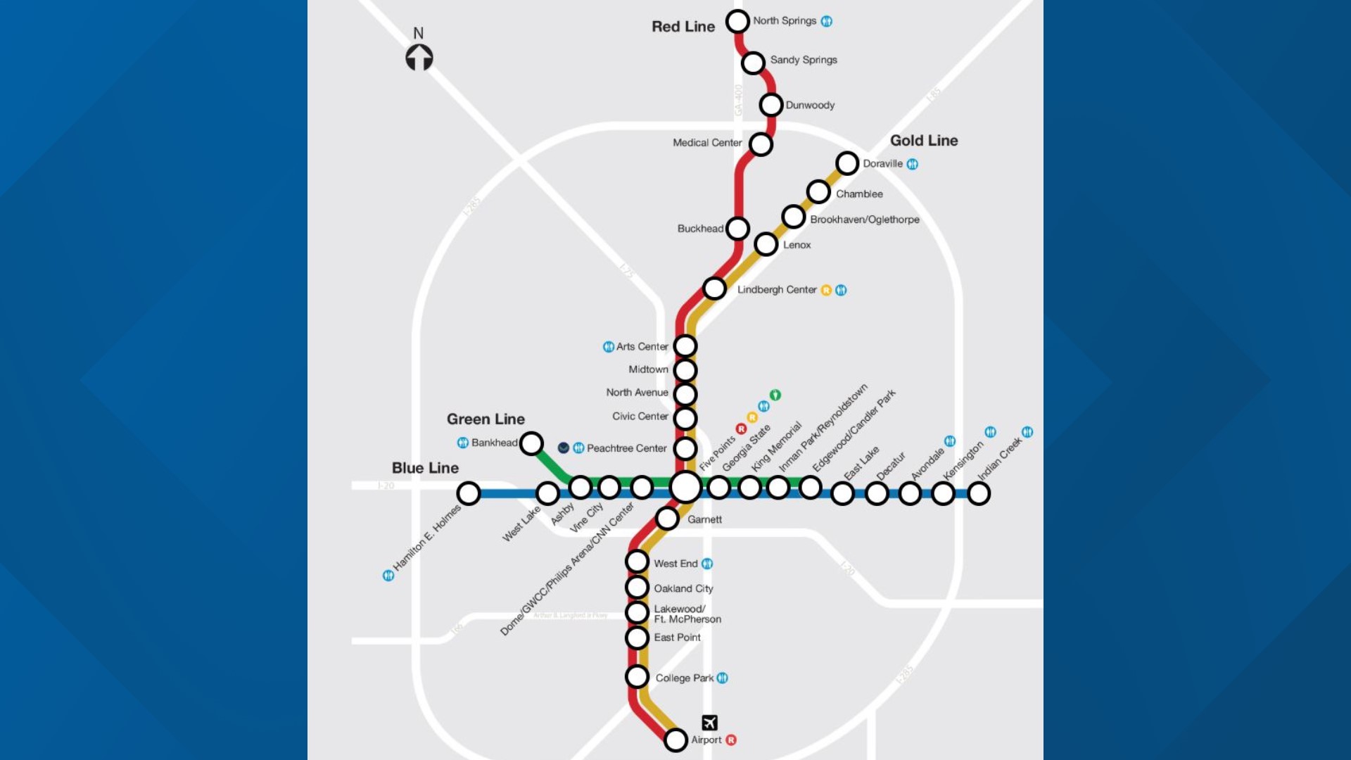 North Avenue MARTA service disrupted over death investigation | 11alive.com