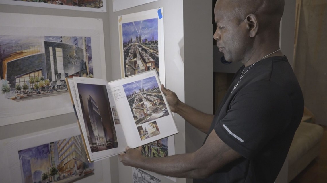 Man with brain cancer shares his gift of art | 11alive.com
