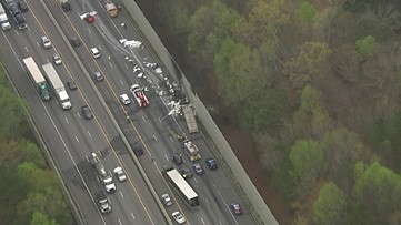 Atlanta traffic: All lanes blocked on I 85 South Gwinnett County | 11alive.com