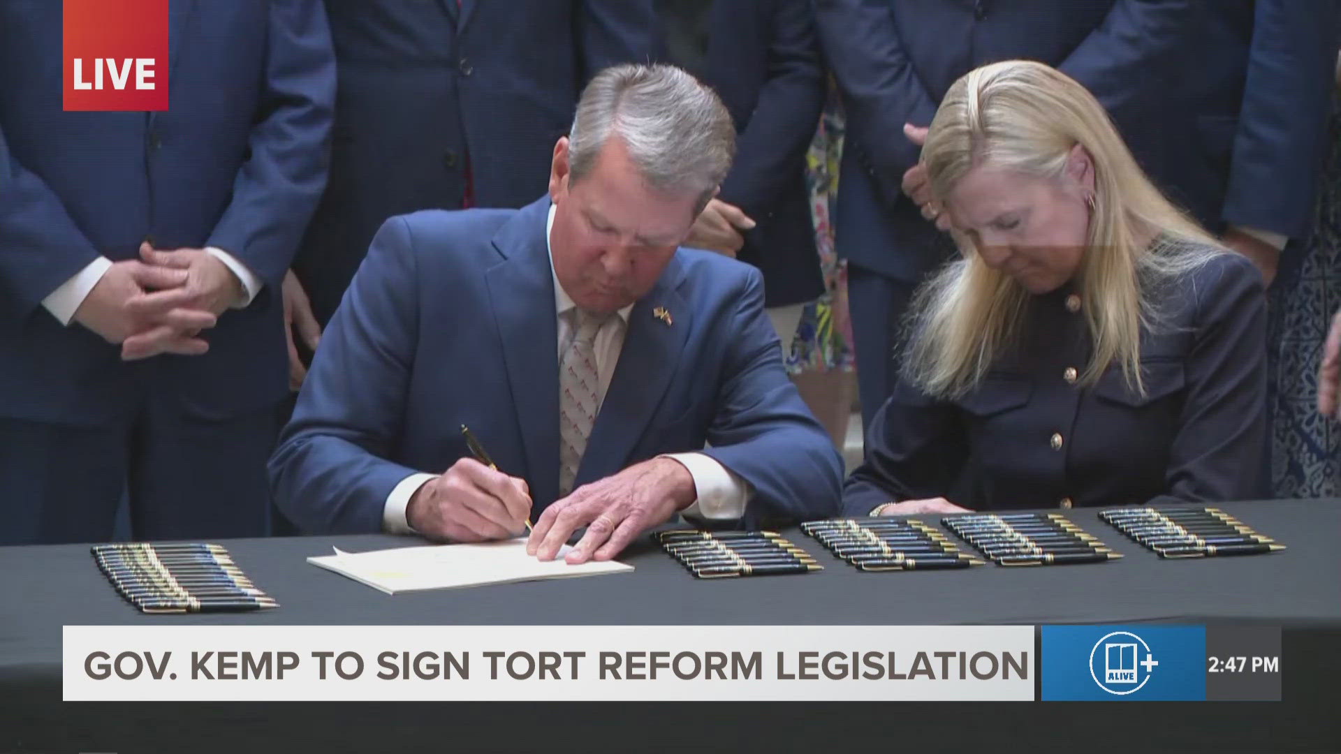 Gov. Kemp signs tort reform bills | Full signing | 11alive.com