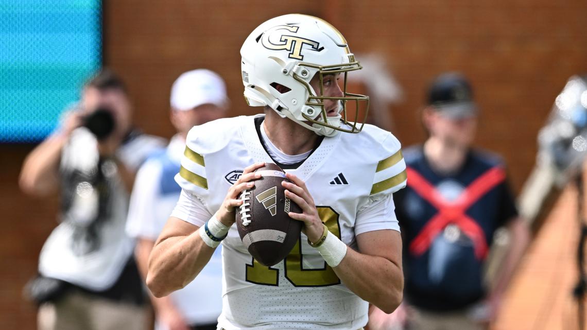 Georgia Tech intercepts Wake Forest's 2-point try for OT win | 11alive.com