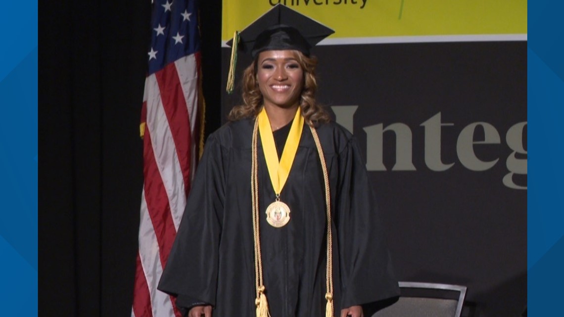 Michelle Morrison journey from prison to college graduate | 11alive.com