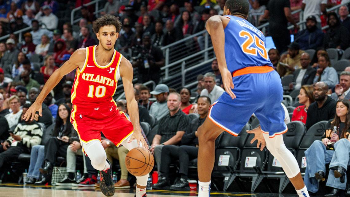 Zaccharie Risacher highlights 33 point game in Hawks win | 11alive.com