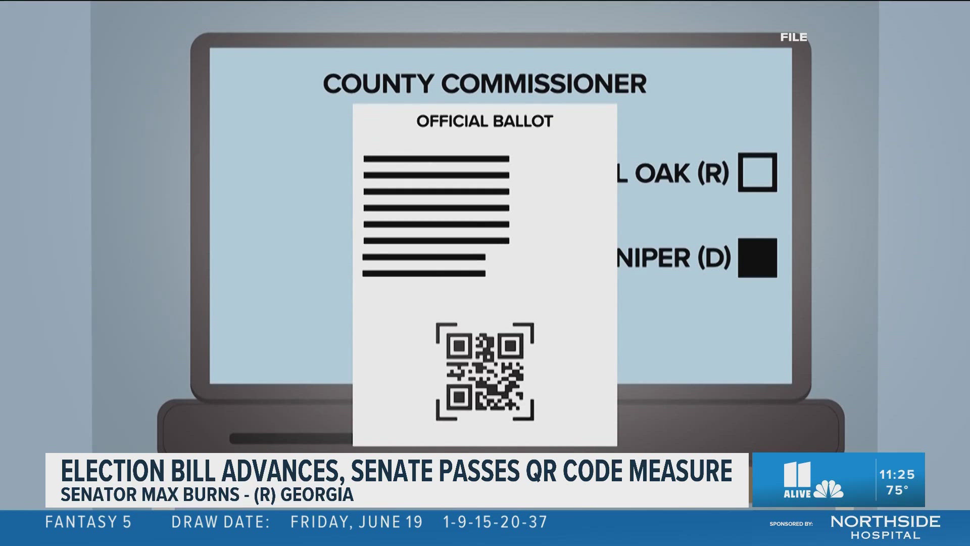 Election bill advances, Georgia Senate passes QR code measure | 11alive.com