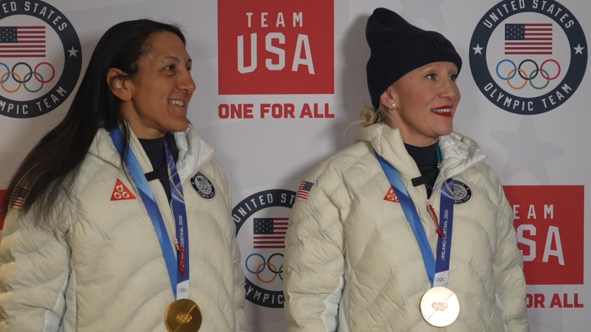 Elana Meyers Taylor & Kaillie Humphries on medal-winning monobob runs ...