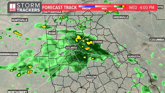Atlanta Metro Interactive Radar on WXIA in Atlanta | 11alive.com