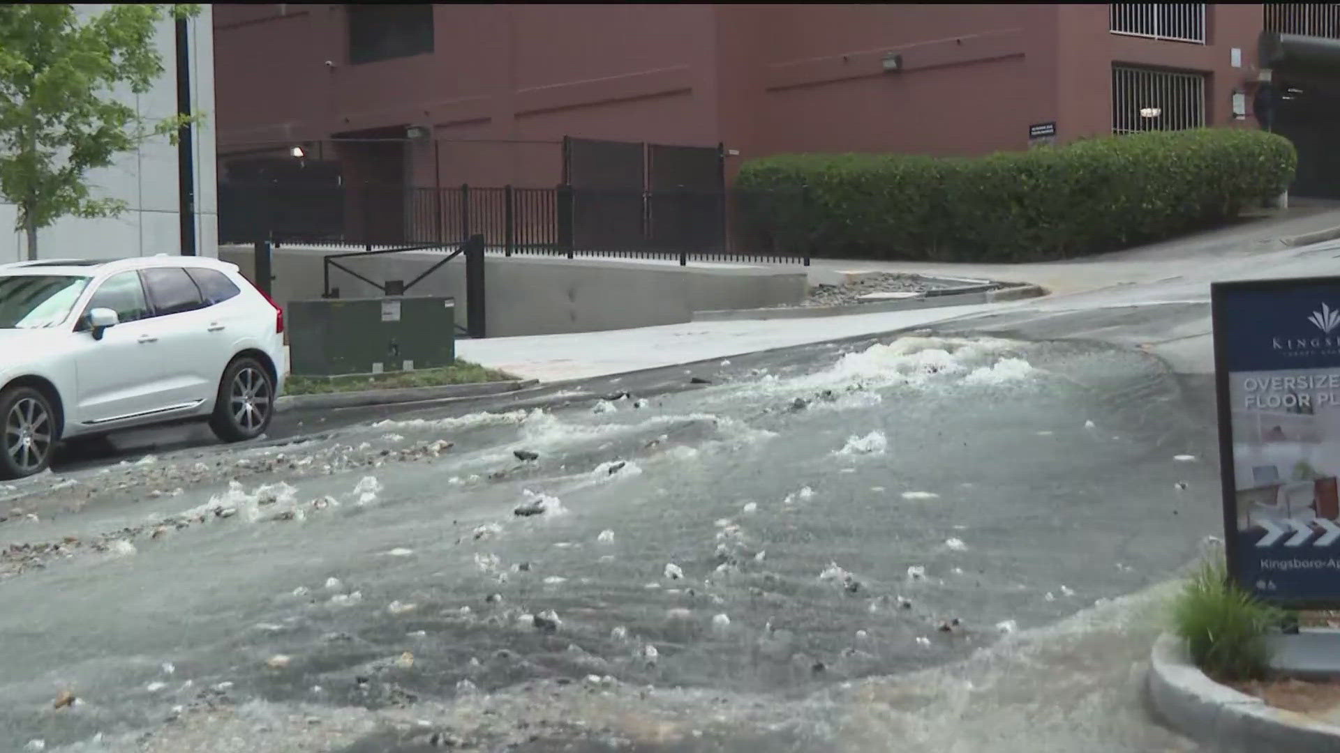 Water restored after flooding busy road in Buckhead | 11alive.com