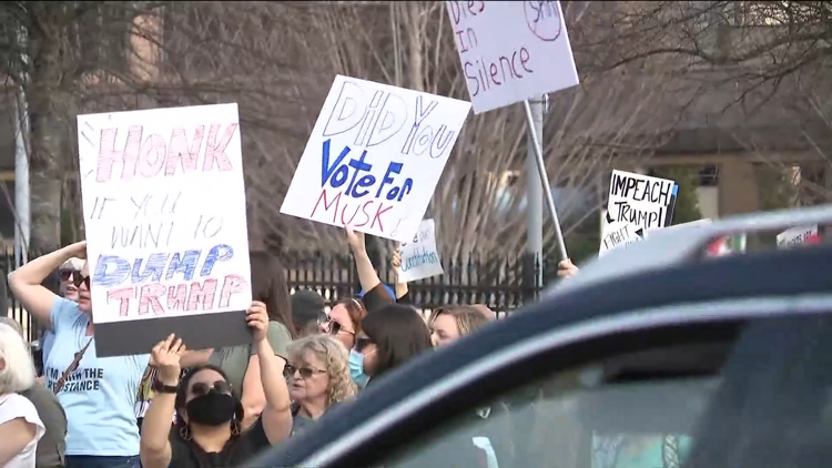 Atlanta protest against Trump policies | 11alive.com