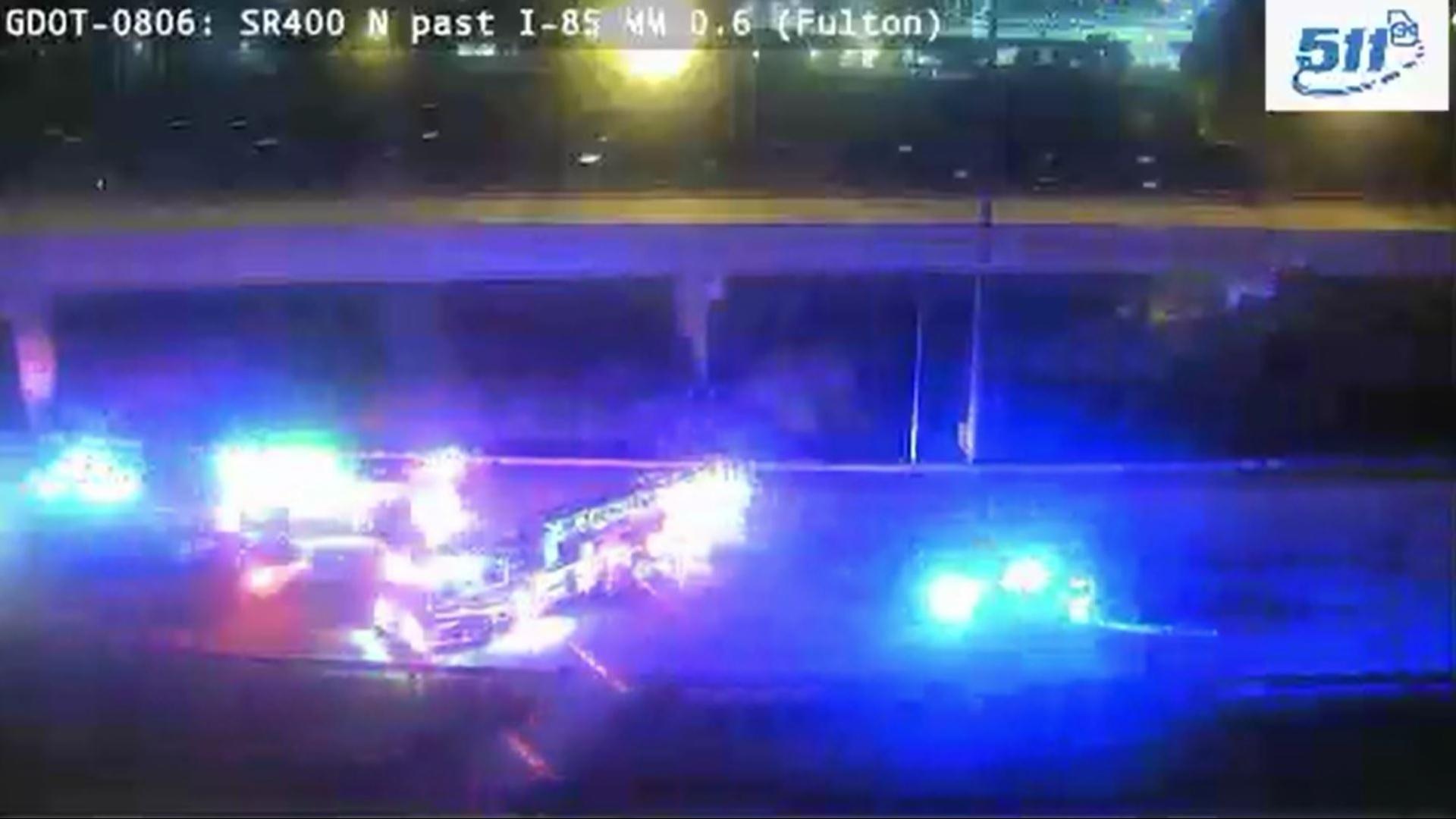 Crash on Georgia 400 kills one person | 11alive.com