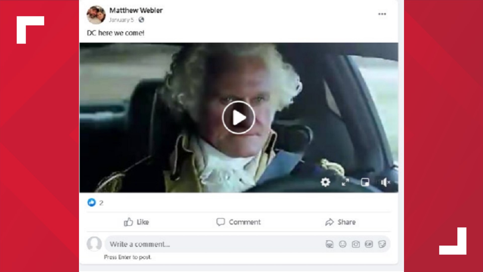 Capitol Attack: Decatur's Matthew Webler arrested in Jan. 6 probe | 11alive.com