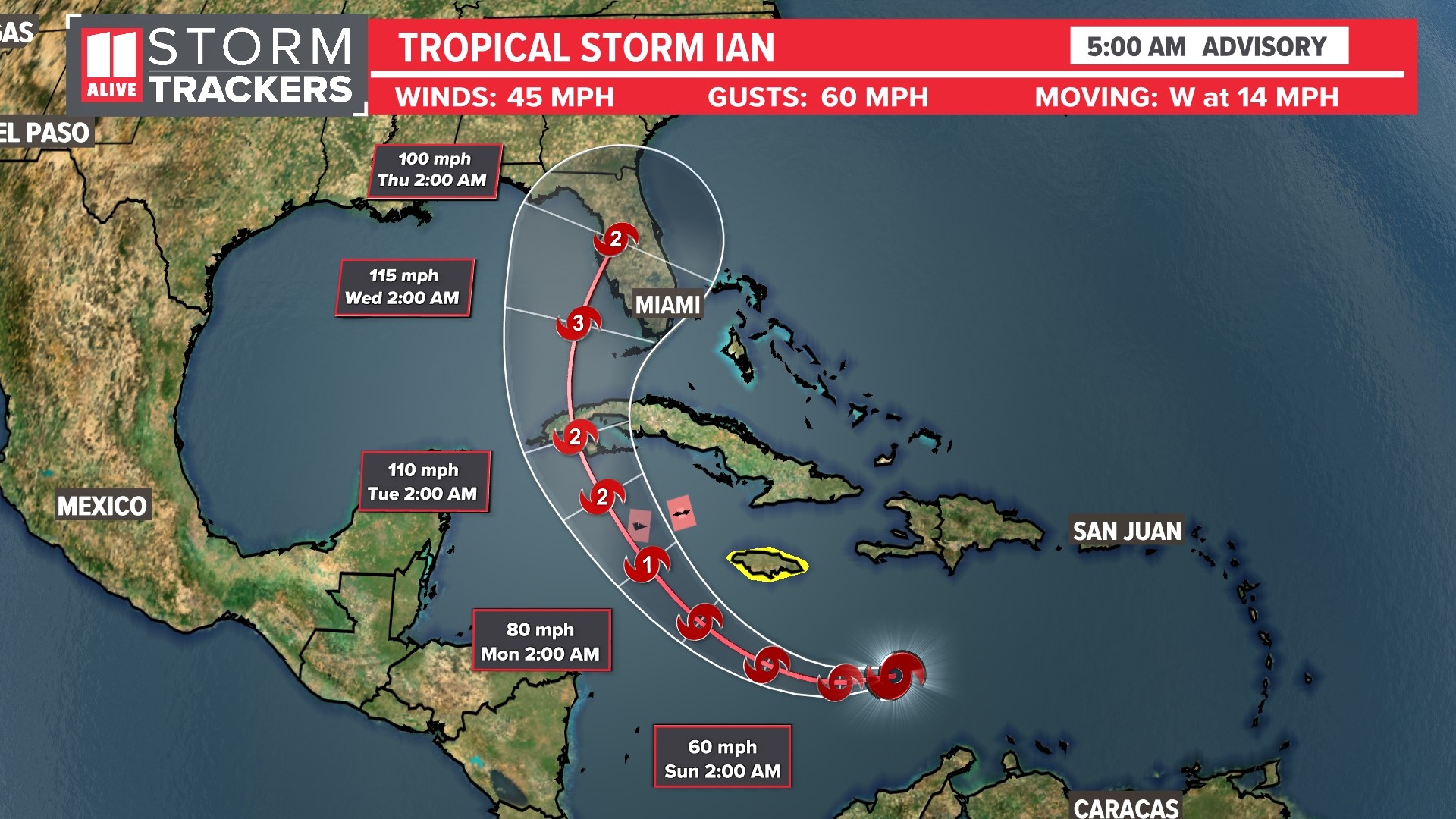 Ian is forecast to be a major hurricane before landfall: what we know ...