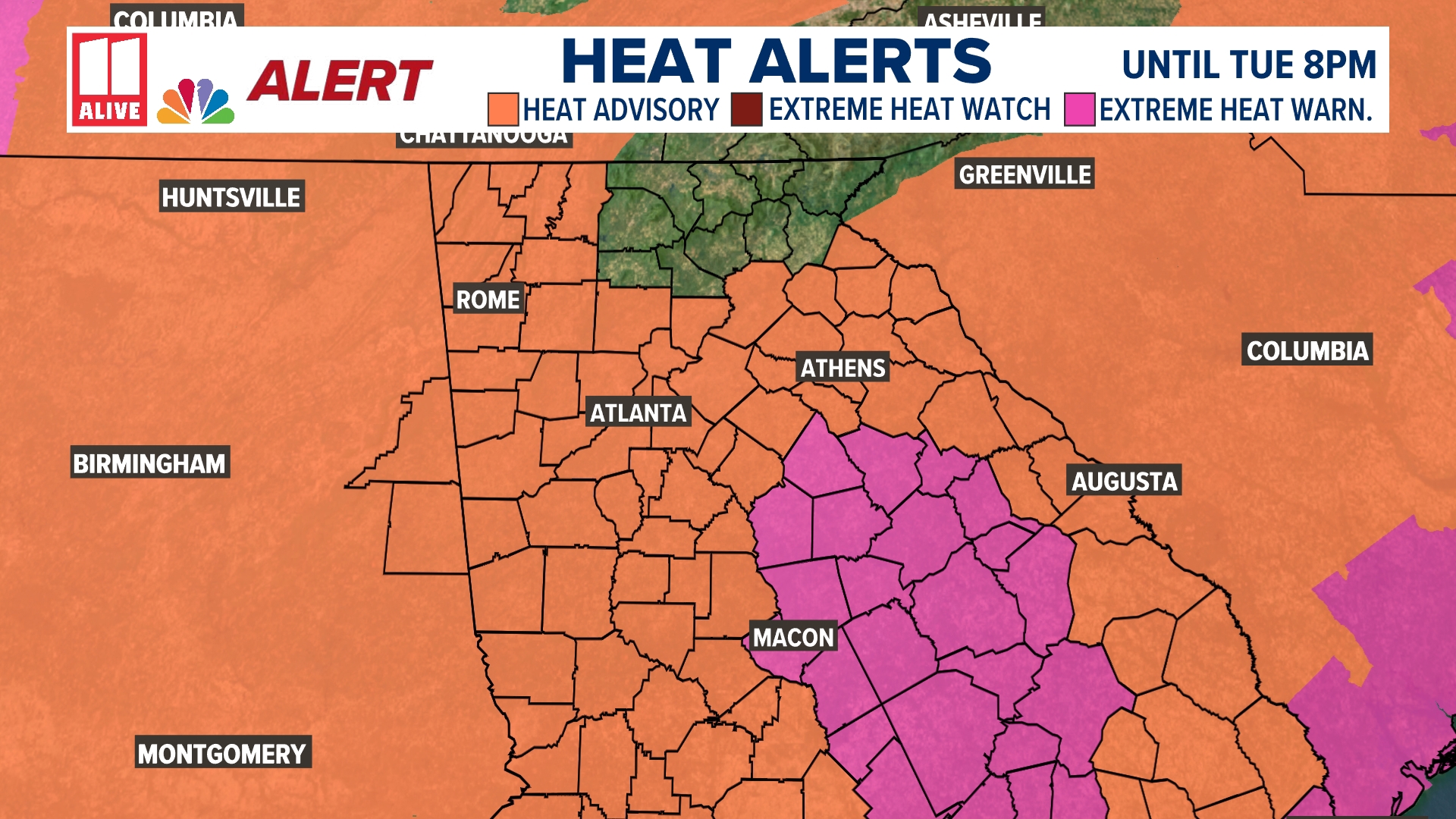 Hottest temperatures of Summer send heat index over 105+ | 11alive.com