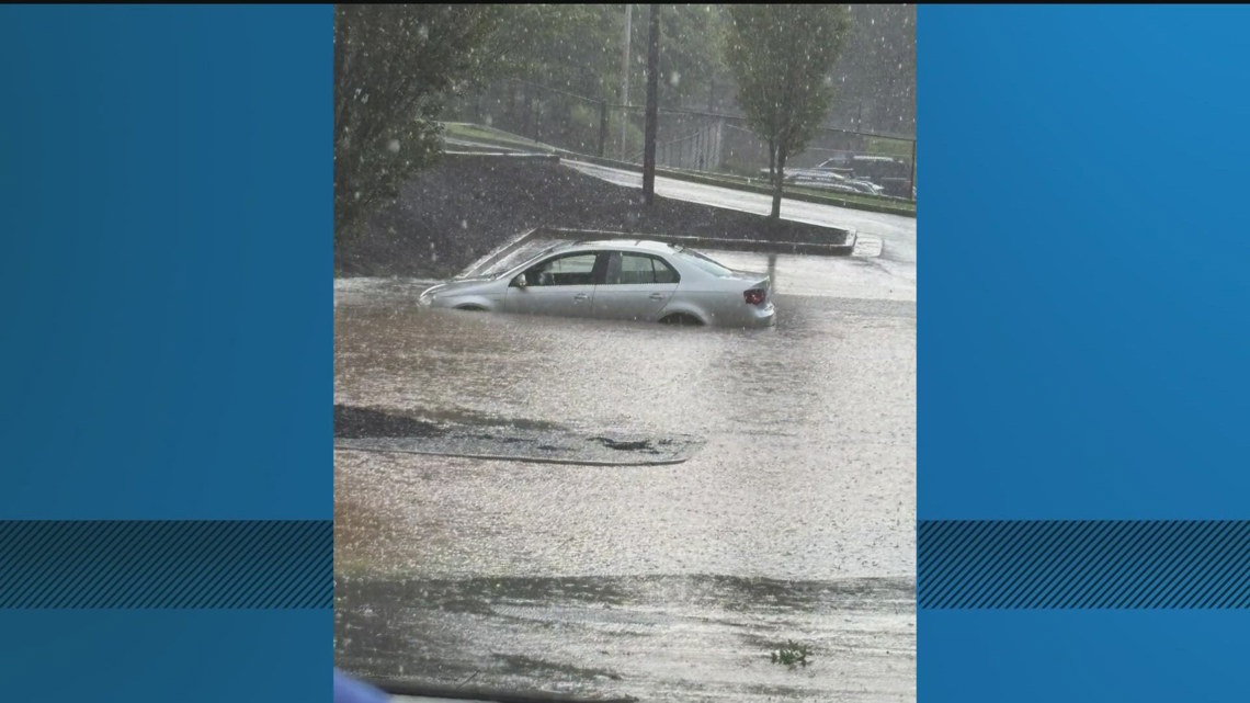 Flooding in Hall County from heavy rain | 11alive.com