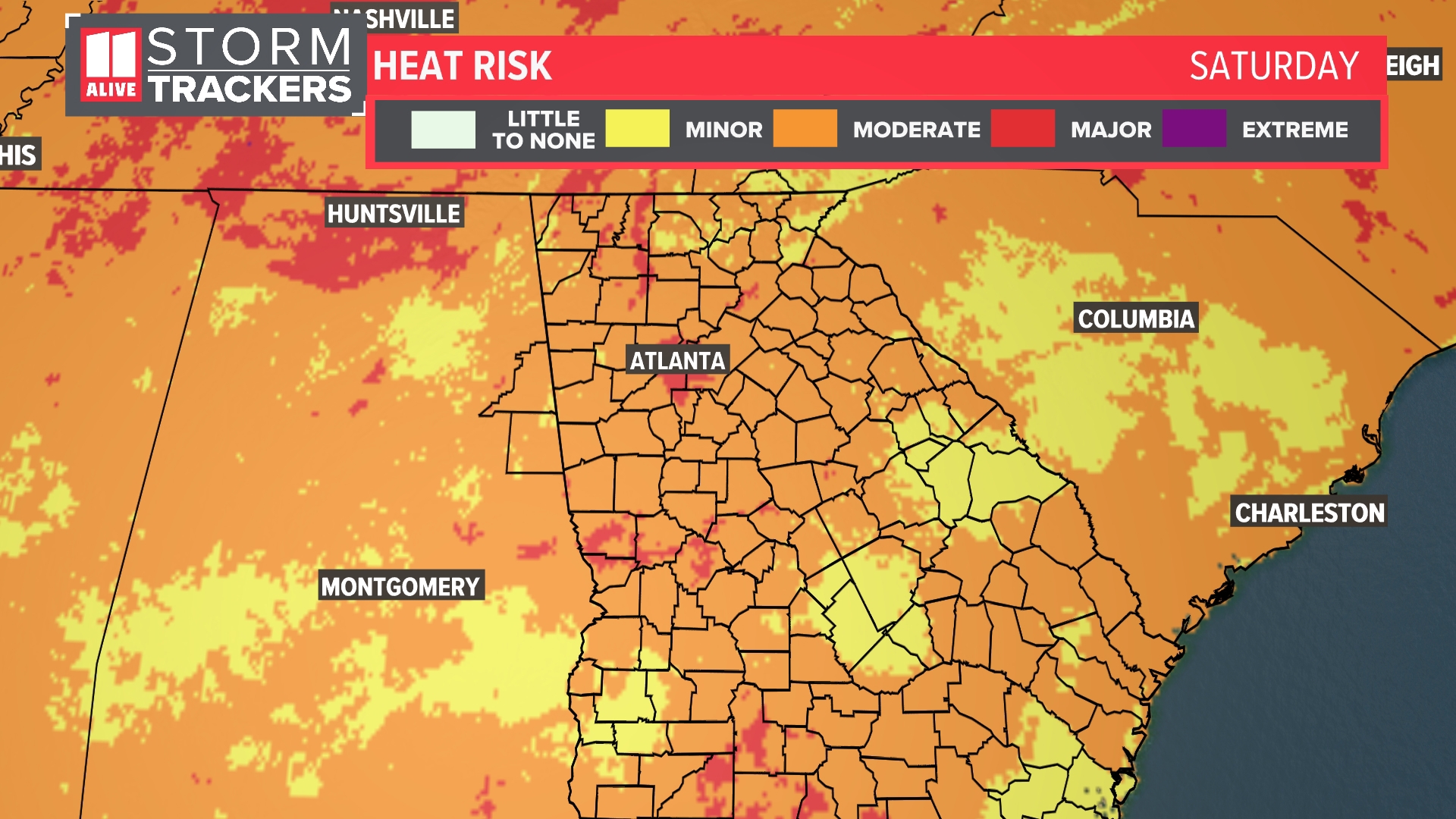 Atlanta heat Index will near 100 | 11alive.com