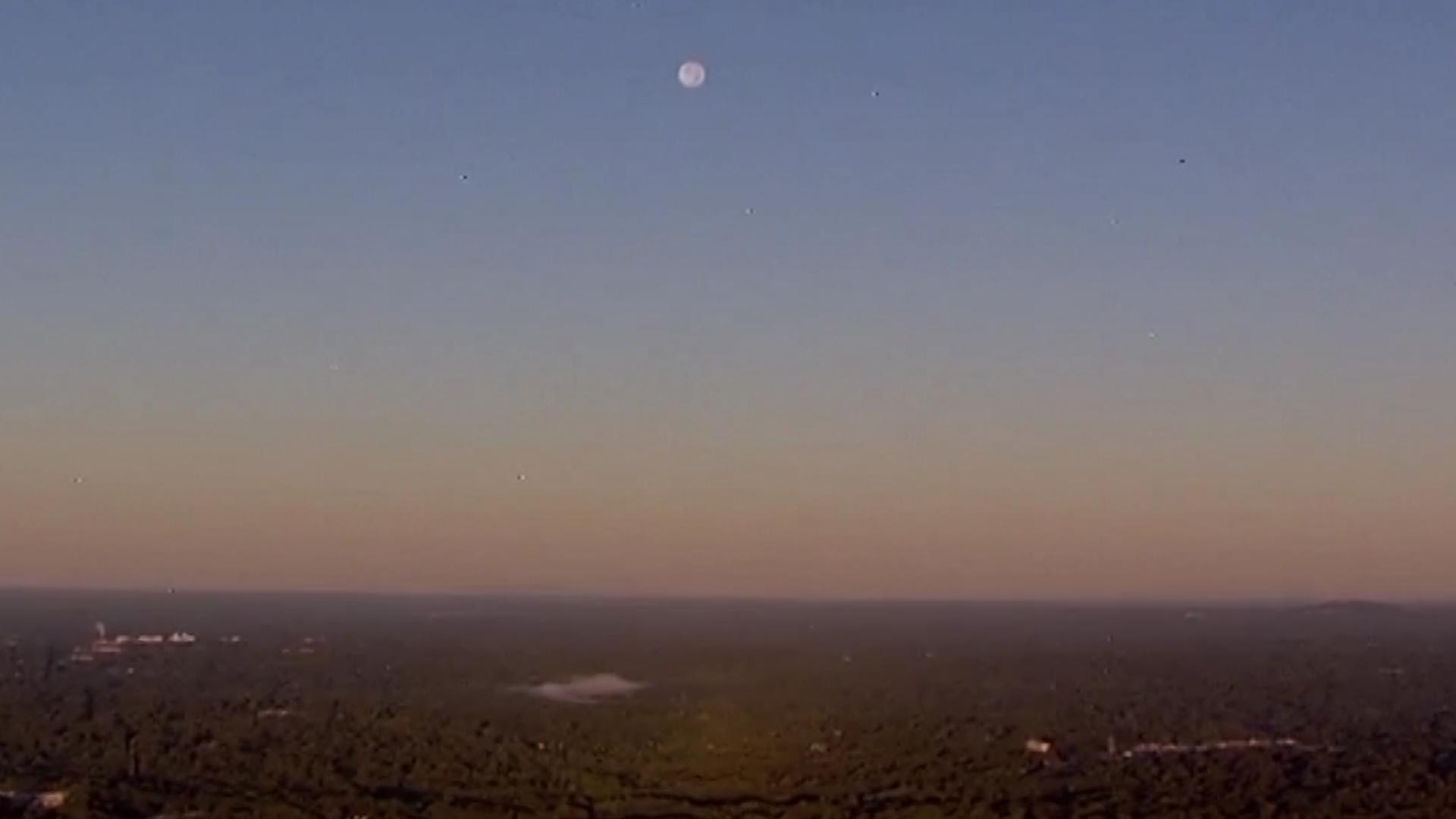 Video of supermoon over Atlanta sunrise | 11alive.com