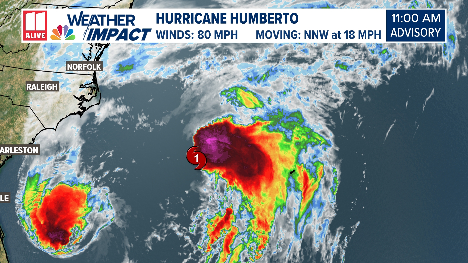 Tropical Storm Humberto forms | 11alive.com