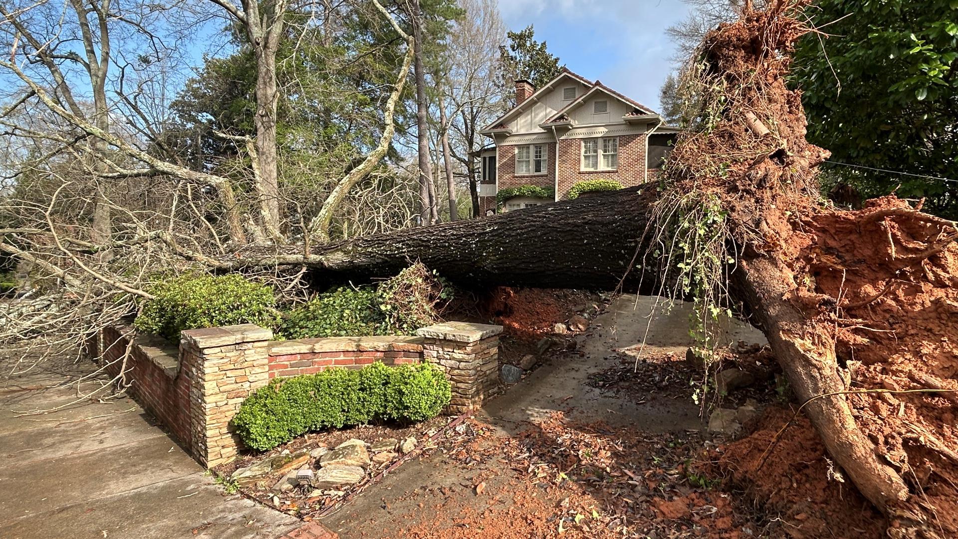 Storms down trees, cut power in Atlanta; no injuries | 11alive.com